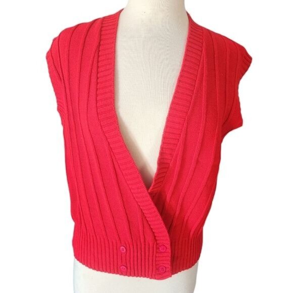 Vintage | Sweaters | Vintage Arthur Warren Ltd Medium Petites Red ...